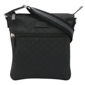 Gucci Pre-owned Nylon Cross Body Bag - - Pre-owned - Damen - Schwarzk - ONE SIZE