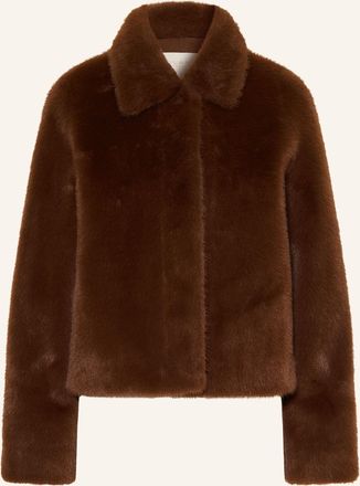 Milano Milano Italy Kunstfell-Jacke braun