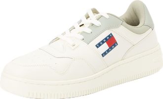 Tommy Jeans Damen Sneaker Schuhe, Mehrfarbig (Faded Willow), 38