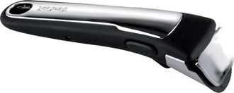 T-fal Ingenio 5 Premium Edelstahleinlage Abnehmbarer Griff, Kunststoff, schwarz/Edelstahl, 18.3 x 4.6 x 4.4 cm, L9938012