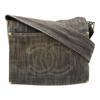 Chanel Pre-owned Funkelnde Denim Schultertasche - - Pre-owned - Damen - Blau - ONE SIZE