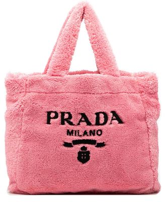 Prada 2013-2025 Terry Cloth tote bag - Rose