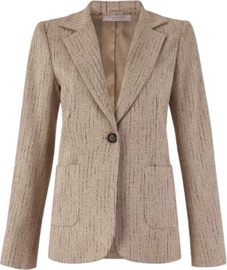 D.exterior Femme, Vestes, Beige, Taille: 40 FR 61906 7Gess Blazer