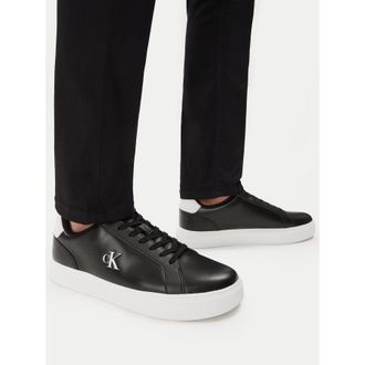 Calvin Klein Sneakers Calvin Klein Classic Cupsole Laceup Lth YM0YM01435 Schwarz