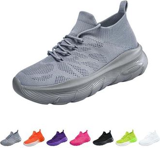 Generic Chaussures de marche pour femme - Chaussures de sport larges - Baskets l&eacute;g&egrave;res - En maille - Chaussures de randonn&eacute;e confortables - Chaussures d&eacute;contr