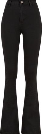 Urban Classics Ladies Super Stretch Bootcut Denim Pants Frauen Jeans schwarz W29L34
