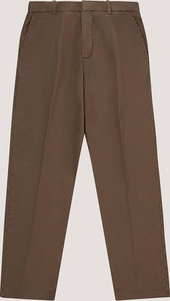 Circolo 1901 Regular-Fit Trousers in Twill Moro / 48
