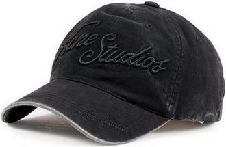 Acne Studios Casquette d&eacute;lav&eacute;e &agrave; logo brod&eacute; en coton