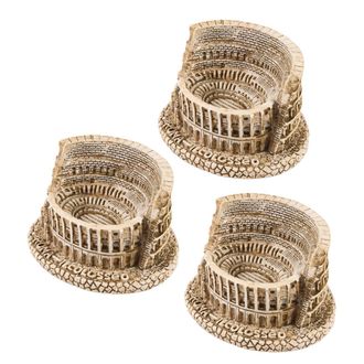 Cabilock Toyvian 3 St&uuml;ck Miniatur R&ouml;mische Statue aus Kunstharz Kleine Antike Skulptur als Schreibtischdekoration Platzsparendes Vintage Ornament f&uuml;r Heim und 