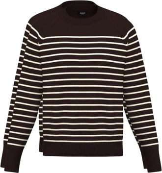 Marella Femme, Pulls, Brun, Taille: 44 FR Eremo Pulls &agrave; col rond