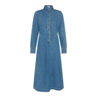 Inwear Robe Dophinaiw - Femme - Robes - Bleu - Taille: 36 FR