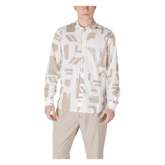 Antony Morato Herren Langarmhemd Kollektion - - Shirts - Herren - Beige - M