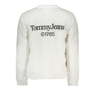Tommy Hilfiger Logo-Print Cotton Sweatshirt - White