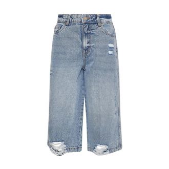 Silvian Heach Bermuda mit Destroy-Details - - Shorts - Damen - Blau - W26