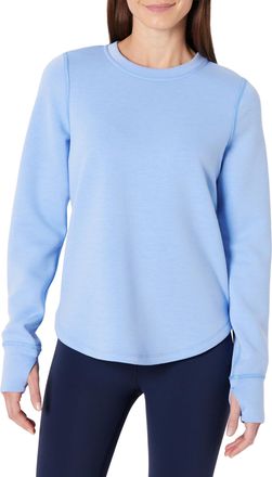 Amazon Essentials Active Damen Damen Active Sweat Lockere Passform Langarm Rundhalsausschnitt Sweatshirt, Kornblumenblau, XXL