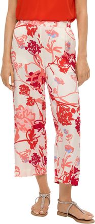 s.Oliver Black Label Damen 2145101 Satin Hose Regularular Fit, Wide Leg, Creme 02A2, 40