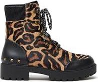 Desigual Femme Chaussures de Motard Leopa Bottes Tendance, Marron, 37 EU