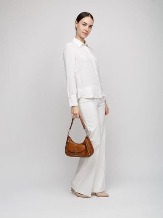 Guess Womens Shoulder Bag Caramel Polyurethane - Shoulder-Bags