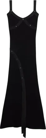 GCDS Gcds, Femme, Robes, Noir, Taille: 36 FR Robe &agrave; Boutons