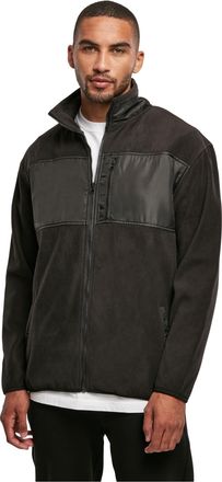 Urban Classics Herren Patched Micro Fleece Jacket M black