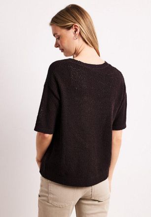 Street One Kurzarmpullover im soften Baumwoll-Mix