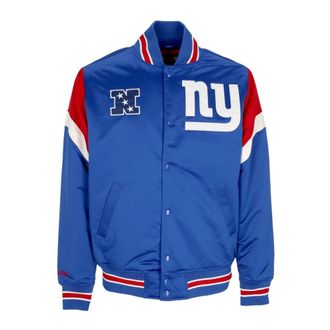 Mitchell & Ness NFL Heavyweight Bomberjacke New York Giants - - Jackets - Herren - Blau - S