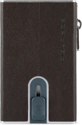 Piquadro Homme, Accessoires, Brun, Taille: ONE Size Compact wallet pour billets, monnaie et cartes de