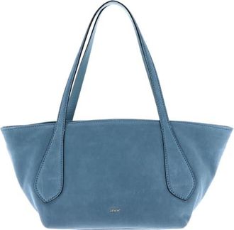 Abro Cuir sac &agrave; &eacute;paule Leather Suede Shopper Carina Sapphire bleu clair