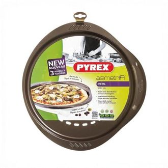 Pyrex Asimetria - Plat &agrave; Pizza en M&eacute;tal Anti-Adh&eacute;sif &Oslash; 32 cm