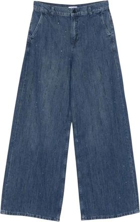 Liu Jo Femme, Jeans, Bleu, Taille: W28 Wide Jeans
