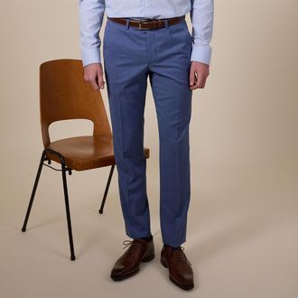 Bexley Pantalon Lazare - Costume homme bleu clair chin&eacute; ii