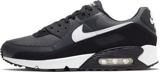 Nike Sneaker Air Max 90, Iron Grey/White-DK Smoke Grey-Black, CN8490-002, 44.5 EU (M 10.5 US)