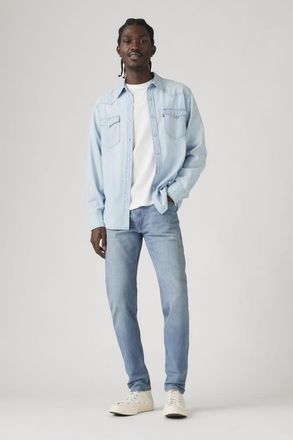 Levi's Jean Slim Fusel&eacute; 512 - Homme - Bleu / Pelican Rust - 28X30