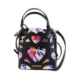Love Moschino Femme, Sacs, Multicolore, Taille: ONE Size Canvas Secchiello