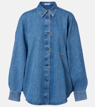 Loewe Chemise Double L en denim