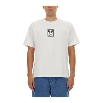 Obey Propaganda Icon Graphic T-Shirt - - Tops - Herren - Wei&szlig; - S