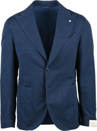 L.B.M. 1911 L.b.m. 1911, Homme, Vestes, Bleu, Taille: M Giacca Stondata