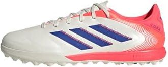 adidas Unisex Chaussure Copa Pure 3 League Turf, Off White/Lucid Blue/Signal Coral, 41 1/3
