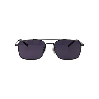 Gucci GG Rechteckige Sonnenbrille - - Accessories - Herren - Grau - 58 MM