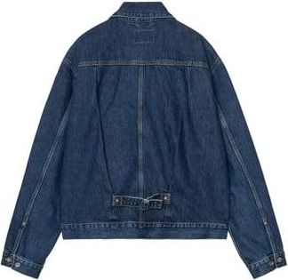 Carhartt Work in Progress Veste col classique en denim de coton