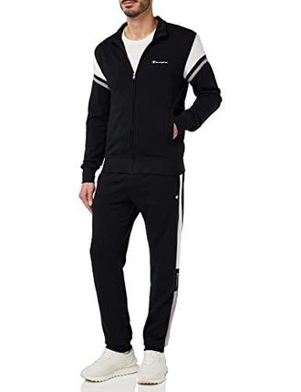 Champion Legacy Sweatsuits Powerblend Terry Division 1 Combinaison de Sport, Noir, M Hommes