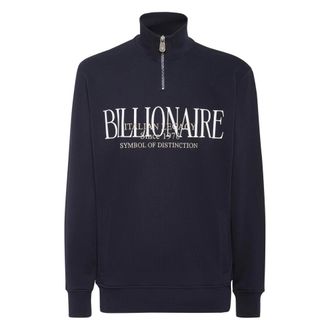 Billionaire Boys Club Homme, Sweatshirts et sweats &agrave; capuche, Bleu, Taille: L Zipped SweaT-shirt LS