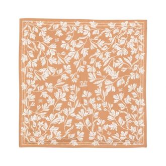 Max Mara Carre Printed Foulard - - Accessories - Damen - Braun - ONE SIZE