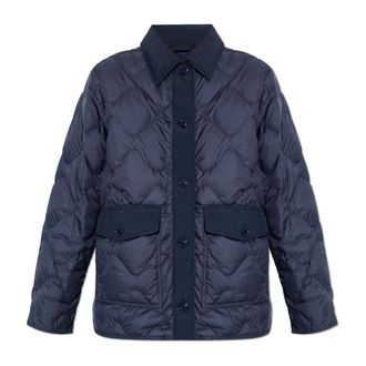 Woolrich Femme, Vestes, Bleu, Taille: 40 FR Veste matelass&eacute;e avec logo brod&eacute;
