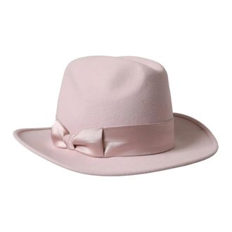 Dolce & Gabbana Fedora Trilby - - Accessories - Damen - Rosa - ONE SIZE
