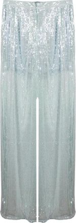 Twentyfourhaitch Femme, Pantalons, Bleu, Taille: 40 FR Yuan Pantalons