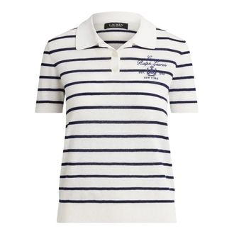 Ralph Lauren Pull-over &agrave; manches courtes - Femme - Tops - Blanc - Taille: 38 FR