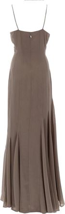 Rotate Floor-Length Chiffon Dress - Beige