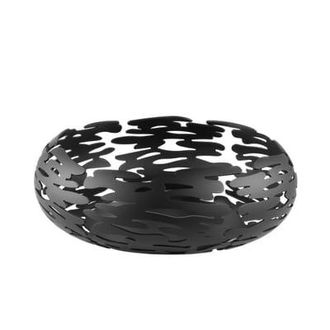 Alessi Corbeille Bark - Noir - Acier inoxydable - Designer Michel Boucquillon