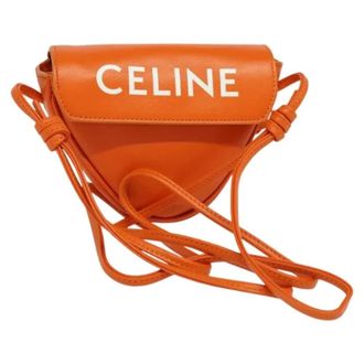Celine Pre-owned Leder celine-taschen - - Pre-owned - Damen - Orange - ONE SIZE